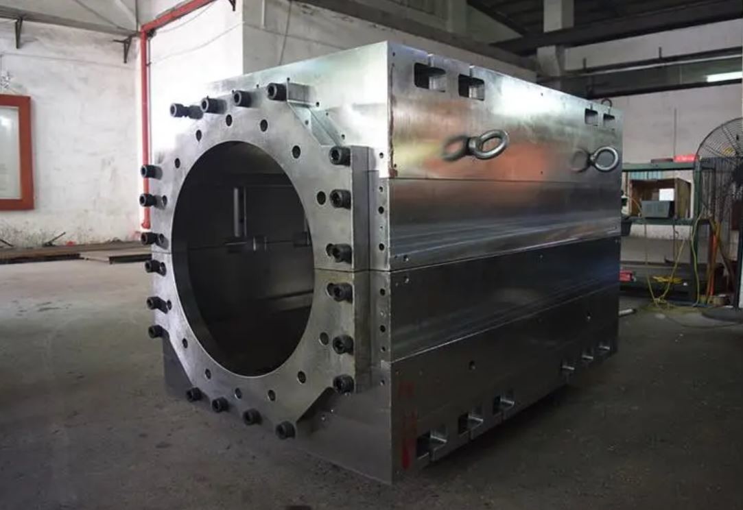 Precision Injection Mold Base CNC Machining For Rubber Compress